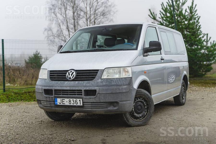 Pelēks Volkswagen Transporter 2007 Rīga, ar dzinēja tilpumu 2.40 L un nobraukumu 298 tūkst. km par 5990 €, foto 1 vietnē AUTOMOTO.COM.LV
