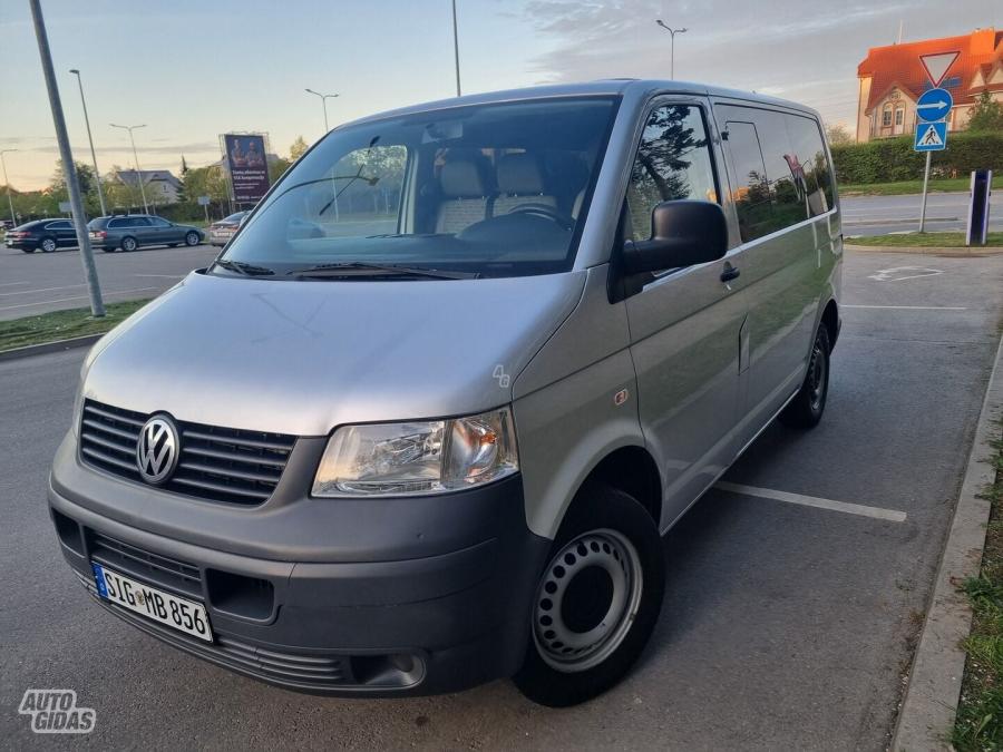 Pelēks Volkswagen Transporter 2008 Klaipėda, ar dzinēja tilpumu 1.90 L un nobraukumu 350 tūkst. km par 6900 €, foto 3 vietnē AUTOMOTO.COM.LV