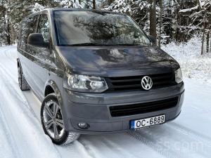 Pelēks Volkswagen Transporter 2010 Tukums, ar dzinēja tilpumu 2.00 L un nobraukumu 199 tūkst. km par 11200 €, foto  vietnē AUTOMOTO.COM.LV