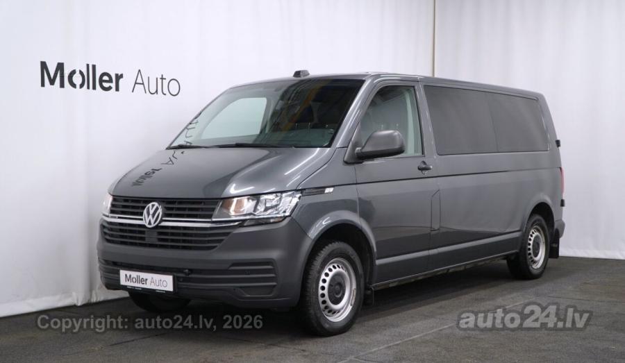 Grey Volkswagen Transporter 2020 in Tallinn, with an engine capacity of 2.00 L and mileage of 104 thousand km for 28900 €, photo 1 on AUTOMOTO.COM.LV