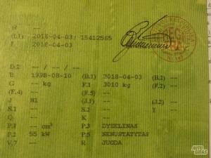 Фольксваген Transporter 1998 в Игналина, объемом двигателя 2.40 л и пробегом 350 тыс. км за 1750 €, фото 7 на AUTOMOTO.COM.LV