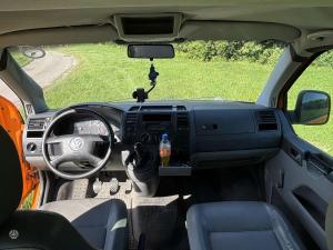 Orange Volkswagen Transporter 2005 in Ariogala, with an engine capacity of 1.90 L and mileage of 382 thousand km for 4300 €, photo 6 on AUTOMOTO.COM.LV