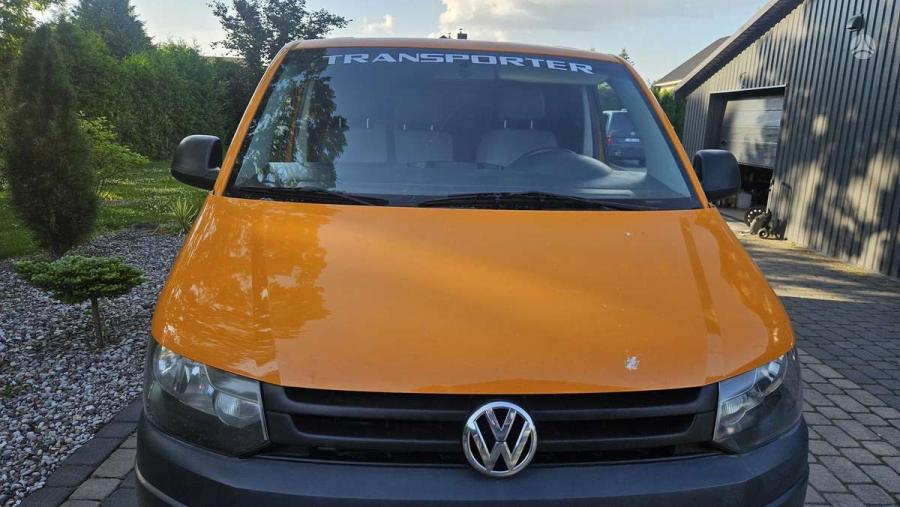 Orange Volkswagen Transporter 2011 in Kaisiadorys, with an engine capacity of 2.00 L and mileage of 280 thousand km for 9000 €, photo 8 on AUTOMOTO.COM.LV