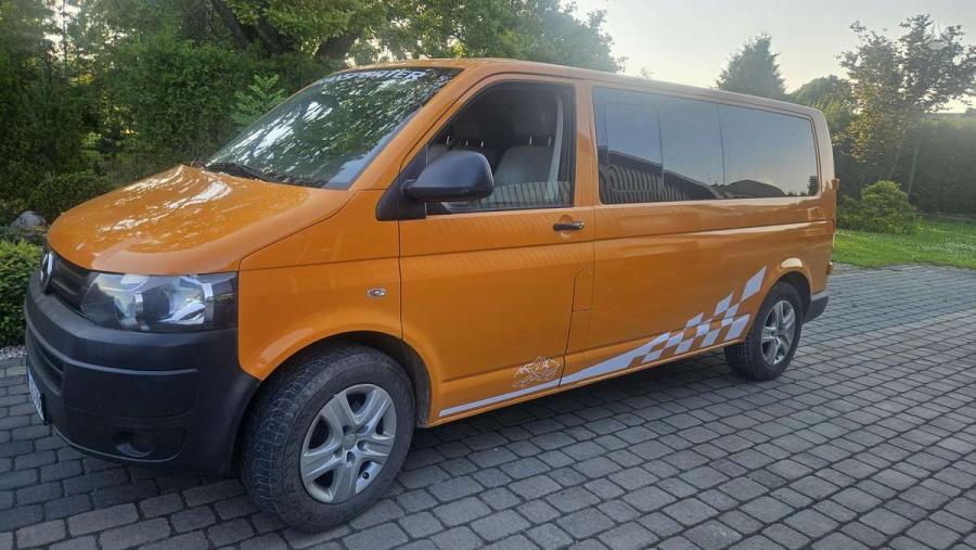 Orange Volkswagen Transporter 2011 in Kaisiadorys, with an engine capacity of 2.00 L and mileage of 280 thousand km for 9000 €, photo 10 on AUTOMOTO.COM.LV