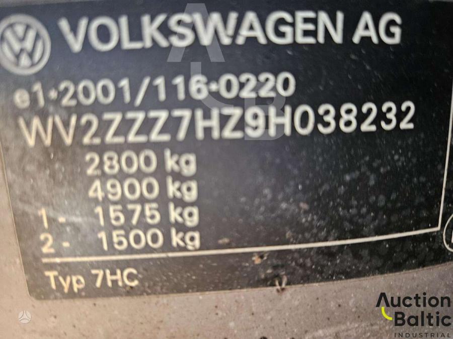 Volkswagen Transporter 2008 in Kaunas, with an engine capacity of 1.90 L and mileage of 437 thousand km for 1050 €, photo 21 on AUTOMOTO.COM.LV