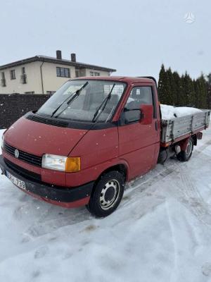 Sarkans Volkswagen Transporter 1994 Viļņa, ar dzinēja tilpumu 2.00 L un nobraukumu 240 tūkst. km par 2500 €, foto 2 vietnē AUTOMOTO.COM.LV