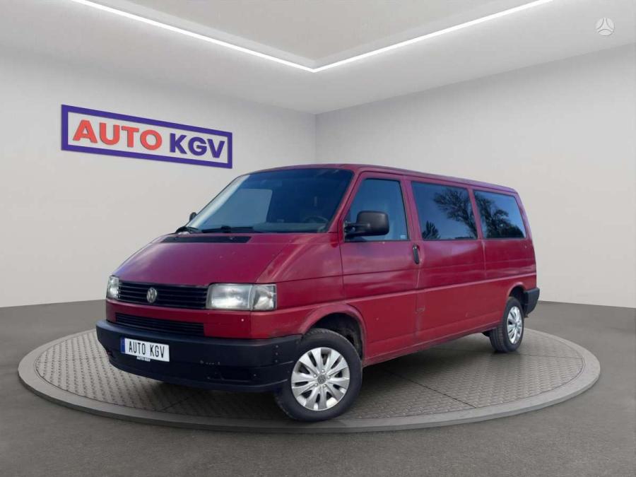 Red Volkswagen Transporter 1996 in Vilnius, with an engine capacity of 2.40 L and mileage of 391 thousand km for 2999 €, photo 1 on AUTOMOTO.COM.LV