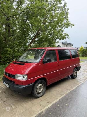 Red Volkswagen Transporter 1997 in Vilnius, with an engine capacity of 2.50 L and mileage of 460 thousand km for 2600 €, photo  on AUTOMOTO.COM.LV