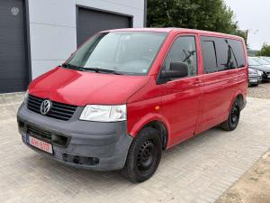 Sarkans Volkswagen Transporter 2003 Viļņa, ar dzinēja tilpumu 1.90 L un nobraukumu 579 tūkst. km par 2200 €, foto  vietnē AUTOMOTO.COM.LV