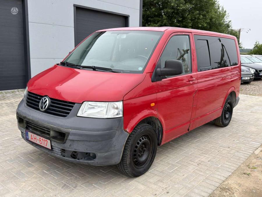 Sarkans Volkswagen Transporter 2003 Viļņa, ar dzinēja tilpumu 1.90 L un nobraukumu 579 tūkst. km par 2200 €, foto 1 vietnē AUTOMOTO.COM.LV