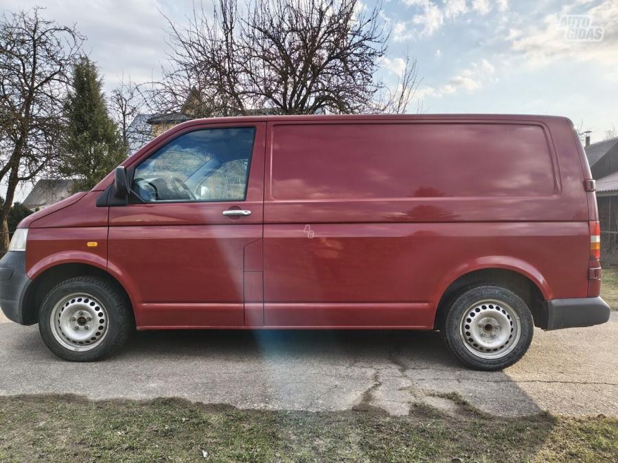 Sarkans Volkswagen Transporter 2006 Kaišiadorys, ar dzinēja tilpumu 1.90 L un nobraukumu 316 tūkst. km par 4400 €, foto 6 vietnē AUTOMOTO.COM.LV