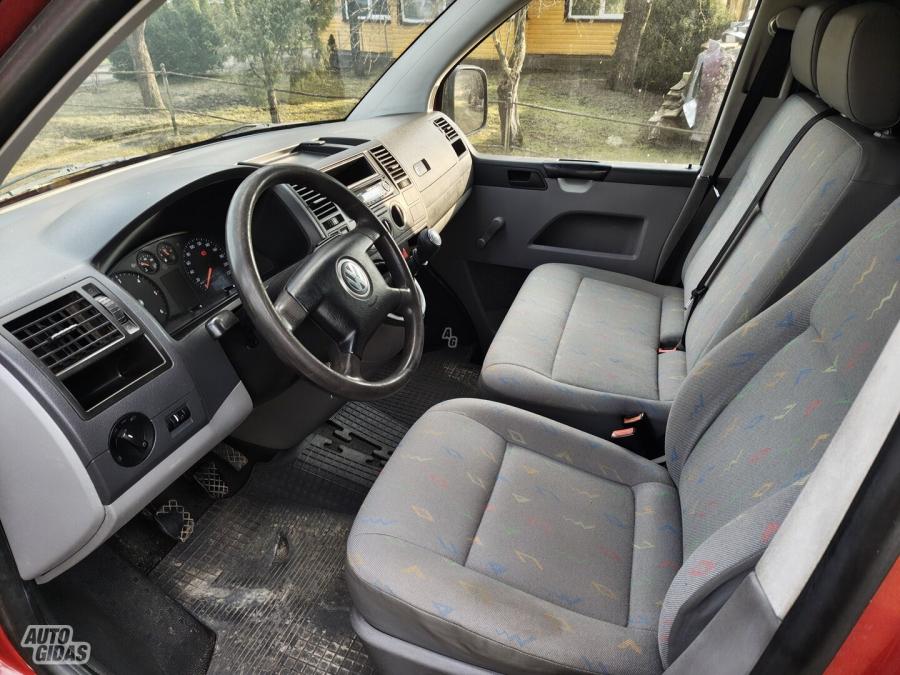 Sarkans Volkswagen Transporter 2006 Kaišiadorys, ar dzinēja tilpumu 1.90 L un nobraukumu 316 tūkst. km par 4400 €, foto 11 vietnē AUTOMOTO.COM.LV
