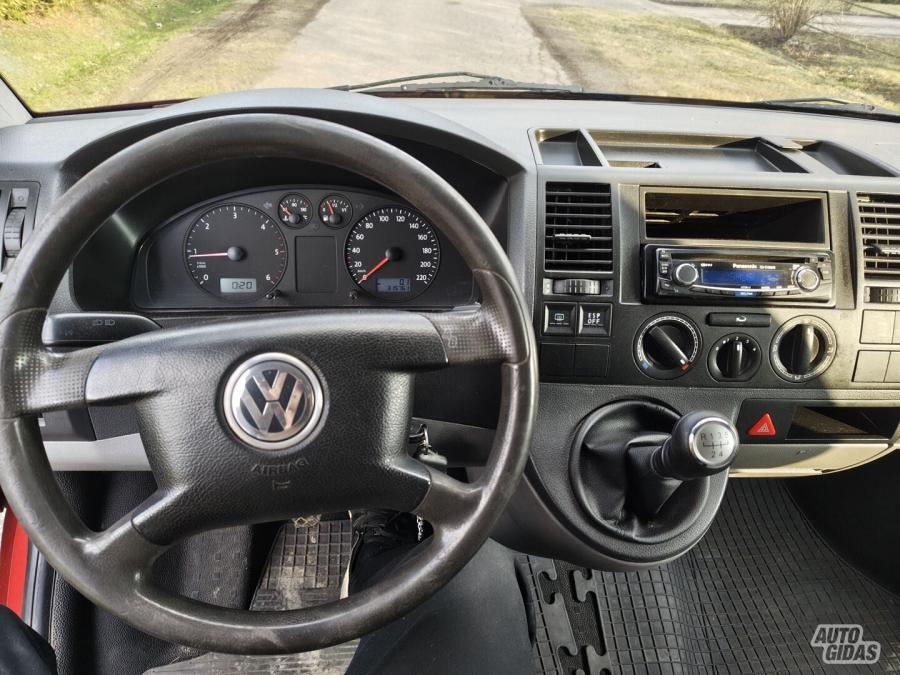 Sarkans Volkswagen Transporter 2006 Kaišiadorys, ar dzinēja tilpumu 1.90 L un nobraukumu 316 tūkst. km par 4400 €, foto 12 vietnē AUTOMOTO.COM.LV