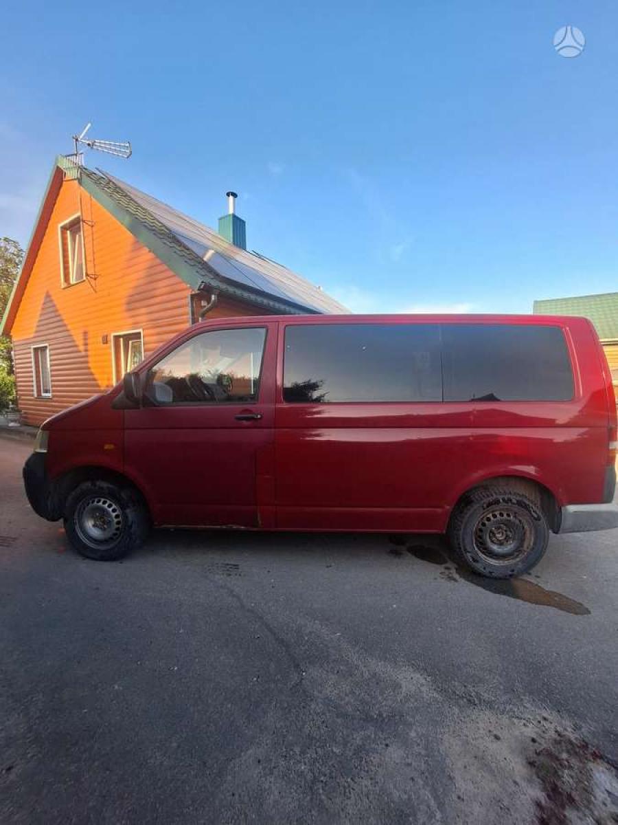 Sarkans Volkswagen Transporter 2007 Šilutė, ar dzinēja tilpumu 1.90 L un nobraukumu 381 tūkst. km par 3400 €, foto 1 vietnē AUTOMOTO.COM.LV