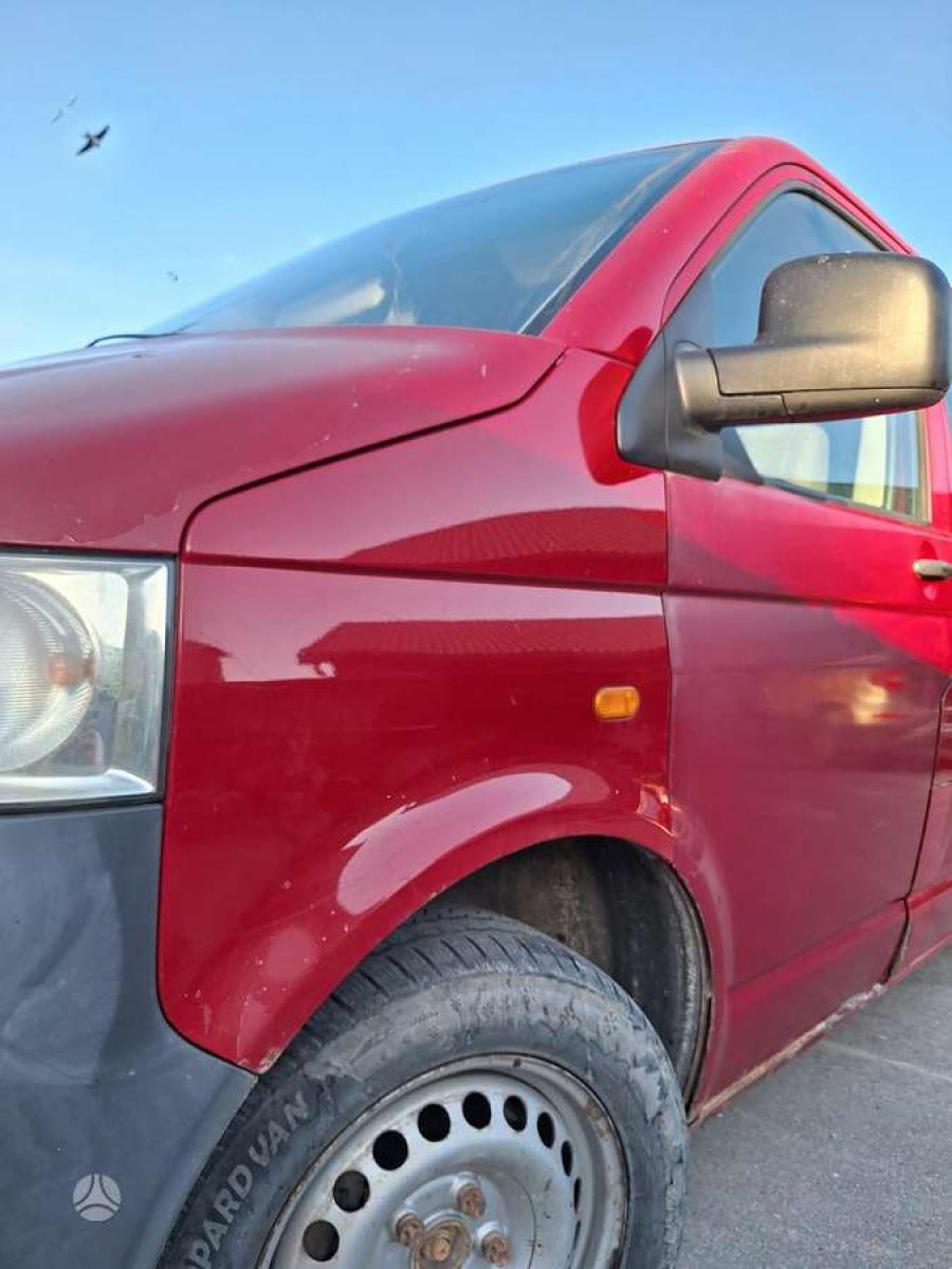 Sarkans Volkswagen Transporter 2007 Šilutė, ar dzinēja tilpumu 1.90 L un nobraukumu 381 tūkst. km par 3400 €, foto 9 vietnē AUTOMOTO.COM.LV