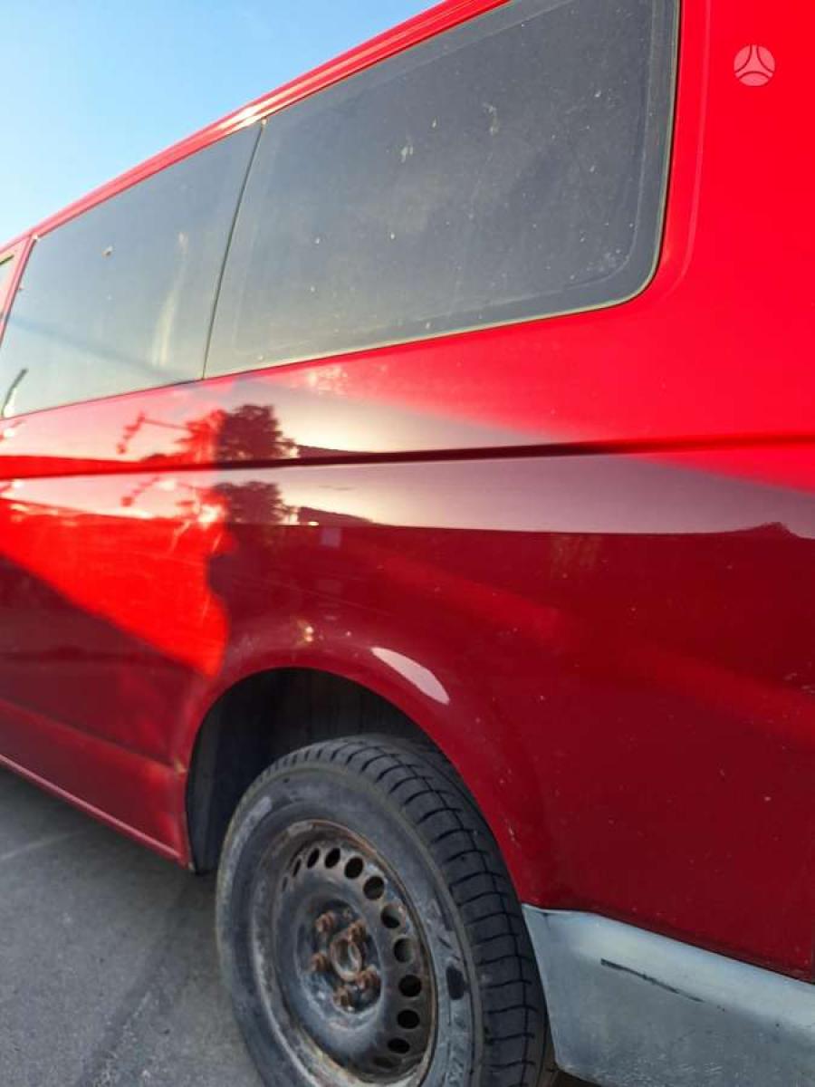 Sarkans Volkswagen Transporter 2007 Šilutė, ar dzinēja tilpumu 1.90 L un nobraukumu 381 tūkst. km par 3400 €, foto 10 vietnē AUTOMOTO.COM.LV