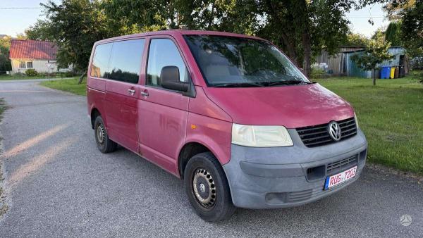 Sarkans Volkswagen Transporter 2007 Kelmė, ar dzinēja tilpumu 1.90 L un nobraukumu 359 tūkst. km par 3600 €, foto 3 vietnē AUTOMOTO.COM.LV