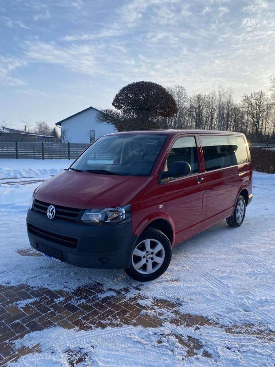 Sarkans Volkswagen Transporter 2010 Marijampole, ar dzinēja tilpumu 1.97 L un nobraukumu 169 tūkst. km par 10527 €, foto 3 vietnē AUTOMOTO.COM.LV