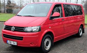 Red Volkswagen Transporter 2011 in Siauliai, with an engine capacity of 1.98 L and mileage of 380 thousand km for 7200 €, photo  on AUTOMOTO.COM.LV