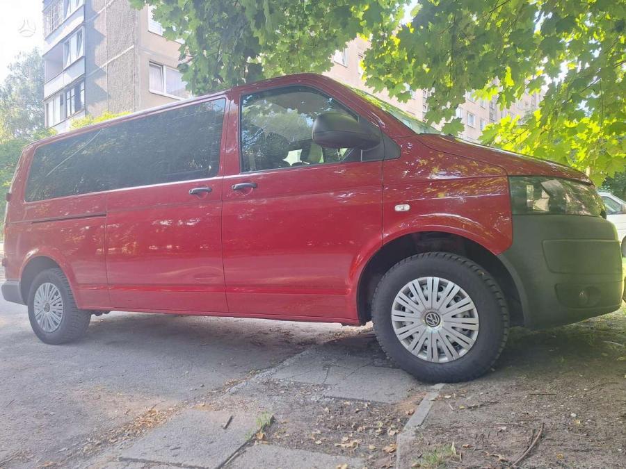 Sarkans Volkswagen Transporter 2014 Viļņa, ar dzinēja tilpumu 2.00 L un nobraukumu 287 tūkst. km par 11300 €, foto 13 vietnē AUTOMOTO.COM.LV