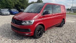 Sarkans Volkswagen Transporter 2019 Kauņa, ar dzinēja tilpumu 1.97 L un nobraukumu 250 tūkst. km par 11900 €, foto  vietnē AUTOMOTO.COM.LV