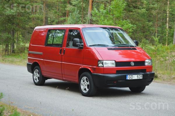 Red Volkswagen Transporter 1999 in Talsi, with an engine capacity of 1.90 L and mileage of 354 thousand km for 4000 €, photo 3 on AUTOMOTO.COM.LV