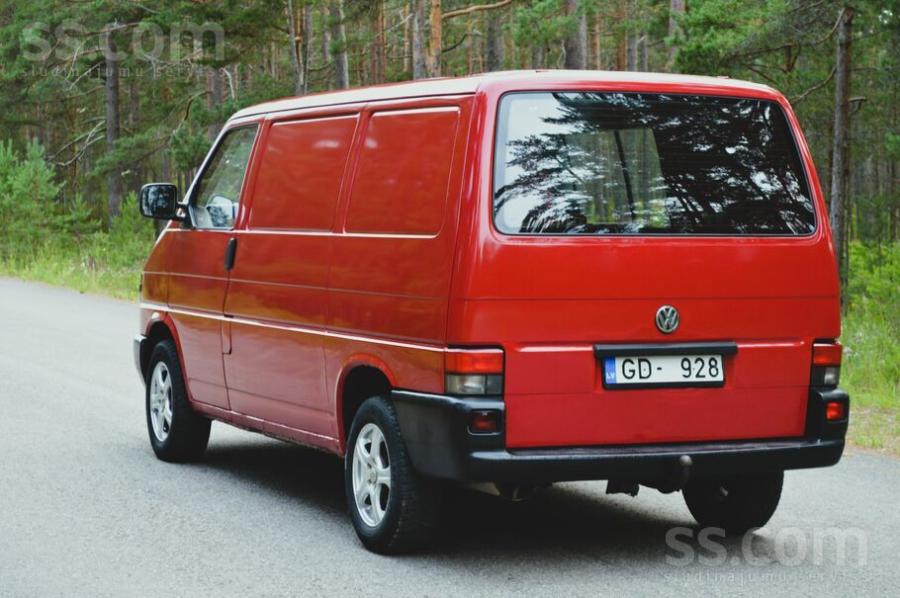 Красный Фольксваген Transporter 1999 в Талси, объемом двигателя 1.90 л и пробегом 354 тыс. км за 4000 €, фото 6 на AUTOMOTO.COM.LV