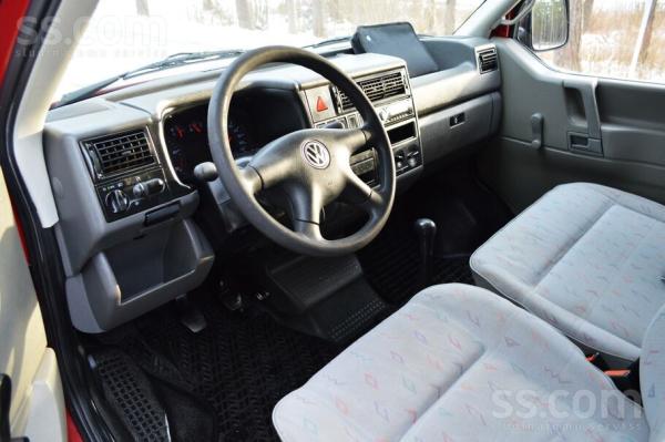 Red Volkswagen Transporter 1999 in Talsi, with an engine capacity of 1.90 L and mileage of 354 thousand km for 4000 €, photo 6 on AUTOMOTO.COM.LV