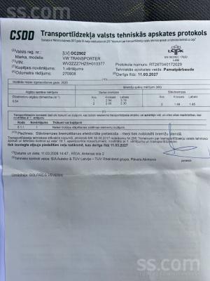 Sarkans Volkswagen Transporter 2004 Rīga, ar dzinēja tilpumu 1.90 L un nobraukumu 273 tūkst. km par 4800 €, foto 11 vietnē AUTOMOTO.COM.LV