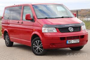 Sarkans Volkswagen Transporter 2005 Rīga, ar dzinēja tilpumu 1.90 L un nobraukumu 377 tūkst. km par 6000 €, foto 1 vietnē AUTOMOTO.COM.LV
