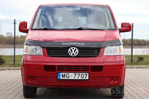 Sarkans Volkswagen Transporter 2005 Rīga, ar dzinēja tilpumu 1.90 L un nobraukumu 377 tūkst. km par 6000 €, foto 3 vietnē AUTOMOTO.COM.LV