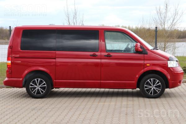 Sarkans Volkswagen Transporter 2005 Rīga, ar dzinēja tilpumu 1.90 L un nobraukumu 377 tūkst. km par 6000 €, foto 6 vietnē AUTOMOTO.COM.LV