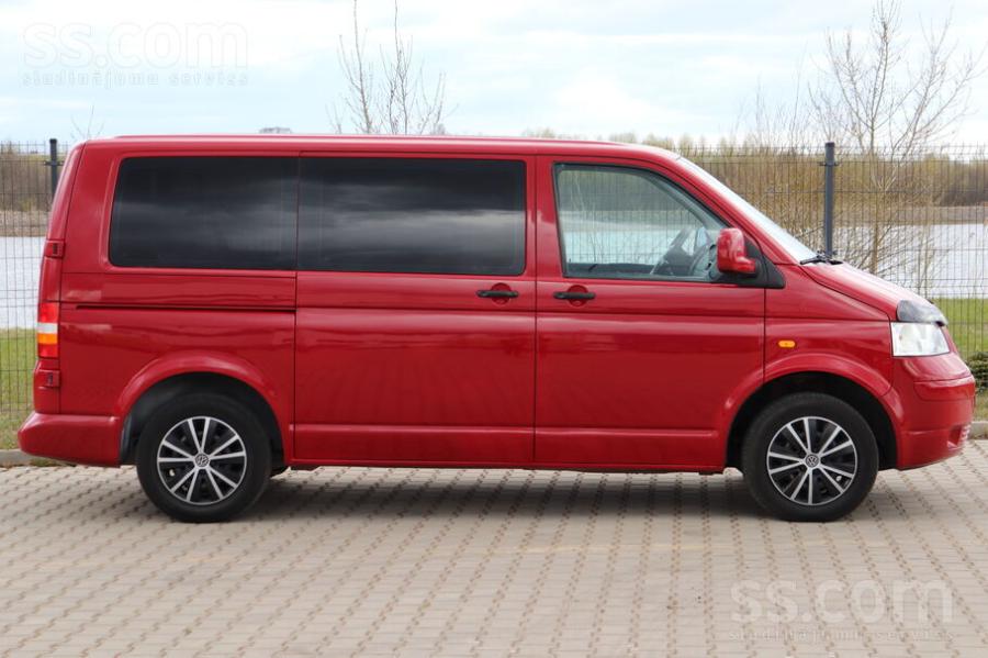 Sarkans Volkswagen Transporter 2005 Rīga, ar dzinēja tilpumu 1.90 L un nobraukumu 377 tūkst. km par 6000 €, foto 7 vietnē AUTOMOTO.COM.LV