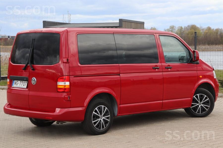 Sarkans Volkswagen Transporter 2005 Rīga, ar dzinēja tilpumu 1.90 L un nobraukumu 377 tūkst. km par 6000 €, foto 9 vietnē AUTOMOTO.COM.LV