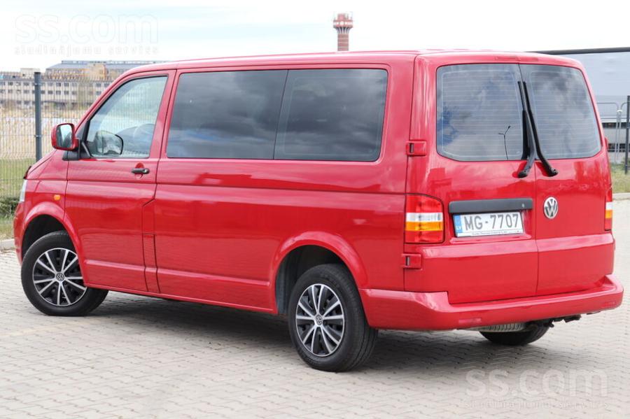 Sarkans Volkswagen Transporter 2005 Rīga, ar dzinēja tilpumu 1.90 L un nobraukumu 377 tūkst. km par 6000 €, foto 11 vietnē AUTOMOTO.COM.LV