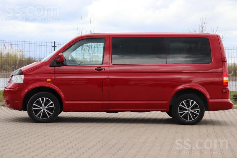 Sarkans Volkswagen Transporter 2005 Rīga, ar dzinēja tilpumu 1.90 L un nobraukumu 377 tūkst. km par 6000 €, foto 13 vietnē AUTOMOTO.COM.LV