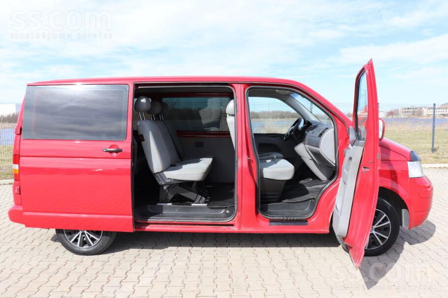 Sarkans Volkswagen Transporter 2005 Rīga, ar dzinēja tilpumu 1.90 L un nobraukumu 377 tūkst. km par 6000 €, foto 19 vietnē AUTOMOTO.COM.LV