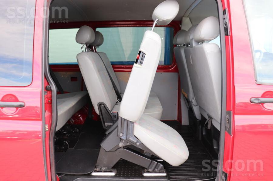 Sarkans Volkswagen Transporter 2005 Rīga, ar dzinēja tilpumu 1.90 L un nobraukumu 377 tūkst. km par 6000 €, foto 21 vietnē AUTOMOTO.COM.LV