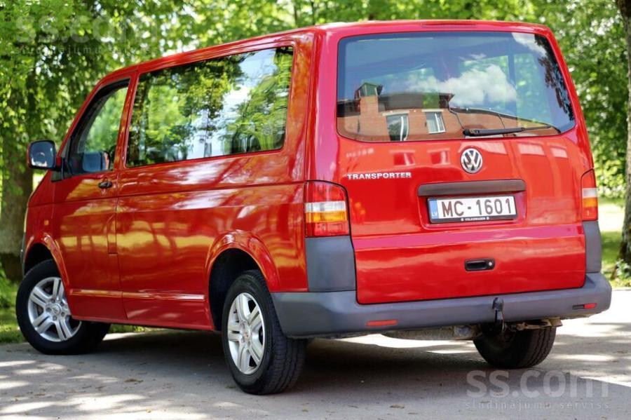 Sarkans Volkswagen Transporter 2006 Tukums, ar dzinēja tilpumu 1.90 L un nobraukumu 0 tūkst. km par 5500 €, foto 4 vietnē AUTOMOTO.COM.LV
