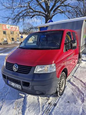 Sarkans Volkswagen Transporter 2007 Rīga, ar dzinēja tilpumu 2.00 L un nobraukumu 167 tūkst. km par 4800 €, foto 1 vietnē AUTOMOTO.COM.LV