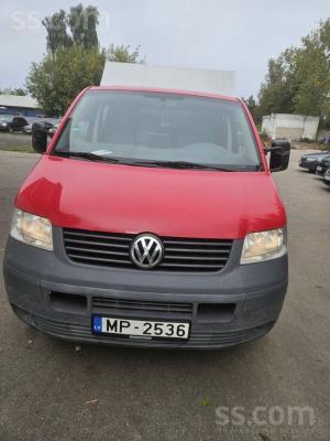 Red Volkswagen Transporter 2007 in Riga, with an engine capacity of 1.90 L and mileage of 184 thousand km for 4300 €, photo  on AUTOMOTO.COM.LV