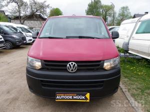 Sarkans Volkswagen Transporter 2013 Valka, ar dzinēja tilpumu 2.00 L un nobraukumu 333 tūkst. km par 7000 €, foto 3 vietnē AUTOMOTO.COM.LV