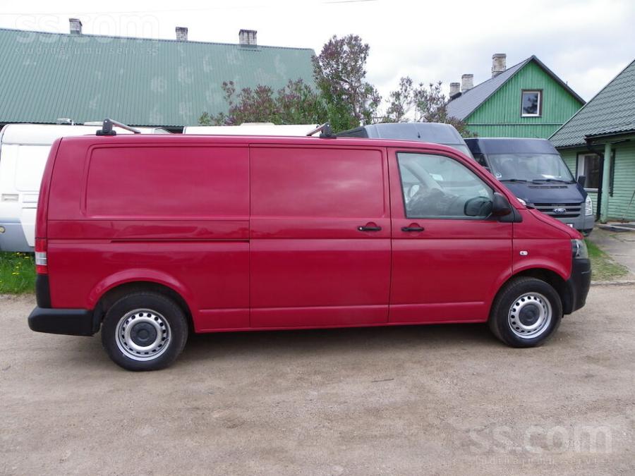 Sarkans Volkswagen Transporter 2013 Valka, ar dzinēja tilpumu 2.00 L un nobraukumu 333 tūkst. km par 7000 €, foto 5 vietnē AUTOMOTO.COM.LV