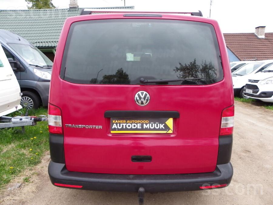 Sarkans Volkswagen Transporter 2013 Valka, ar dzinēja tilpumu 2.00 L un nobraukumu 333 tūkst. km par 7000 €, foto 7 vietnē AUTOMOTO.COM.LV