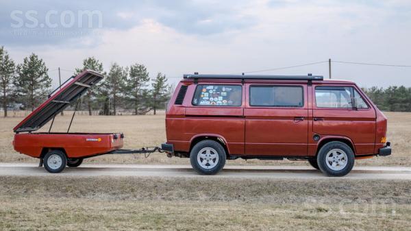 Sarkans Volkswagen Transporter 1990 Rīga, ar dzinēja tilpumu 1.90 L un nobraukumu 0 tūkst. km par 12000 €, foto 5 vietnē AUTOMOTO.COM.LV