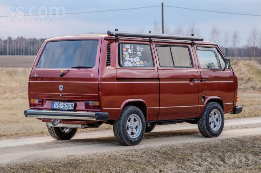 Sarkans Volkswagen Transporter 1990 Rīga, ar dzinēja tilpumu 1.90 L un nobraukumu 0 tūkst. km par 12000 €, foto 7 vietnē AUTOMOTO.COM.LV