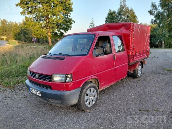 Sarkans Volkswagen Transporter 1998 Rēzekne, ar dzinēja tilpumu 2.50 L un nobraukumu 0 tūkst. km par 2500 €, foto 1 vietnē AUTOMOTO.COM.LV