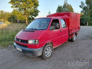 Red Volkswagen Transporter 1998 in Rezekne, with an engine capacity of 2.50 L and mileage of 0 thousand km for 2500 €, photo 1 on AUTOMOTO.COM.LV