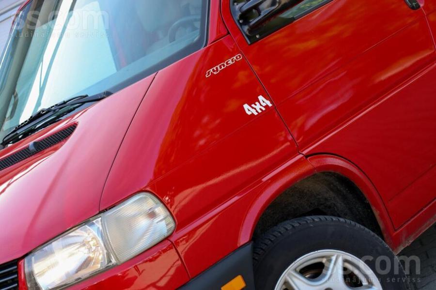 Sarkans Volkswagen Transporter 2004 Rīga, ar dzinēja tilpumu 2.50 L un nobraukumu 0 tūkst. km par 7995 €, foto 3 vietnē AUTOMOTO.COM.LV