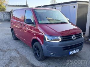 Sarkans Volkswagen Transporter 2013 Daugavpils, ar dzinēja tilpumu 2.00 L un nobraukumu 0 tūkst. km par 9100 €, foto  vietnē AUTOMOTO.COM.LV